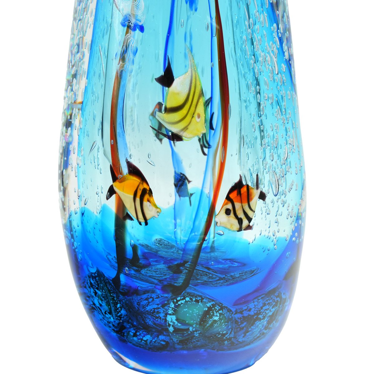 Vase Aquarium Sommerso Technique Original Murano Glass Omg