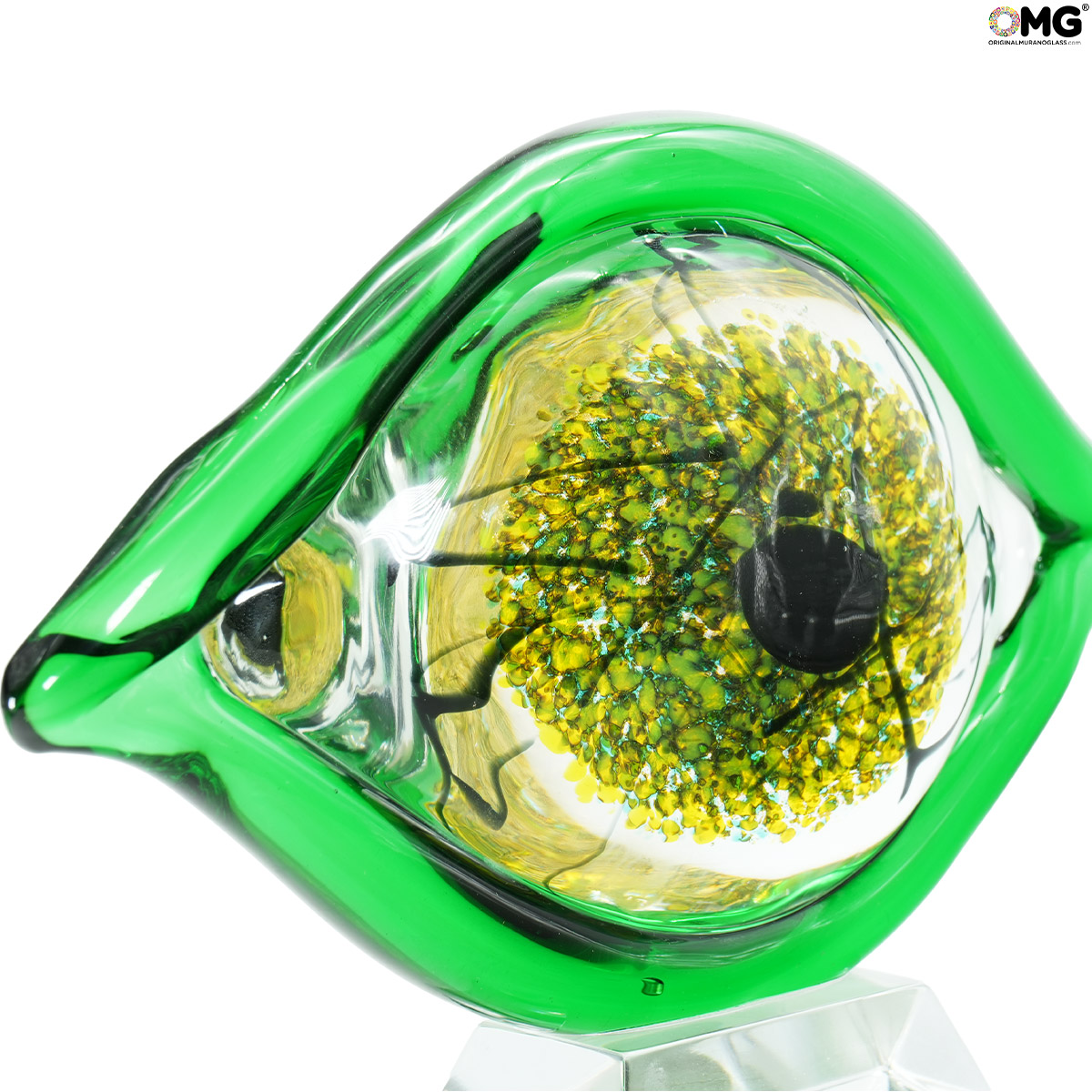 Eye Sculpture Fantasy Original Murano Glass