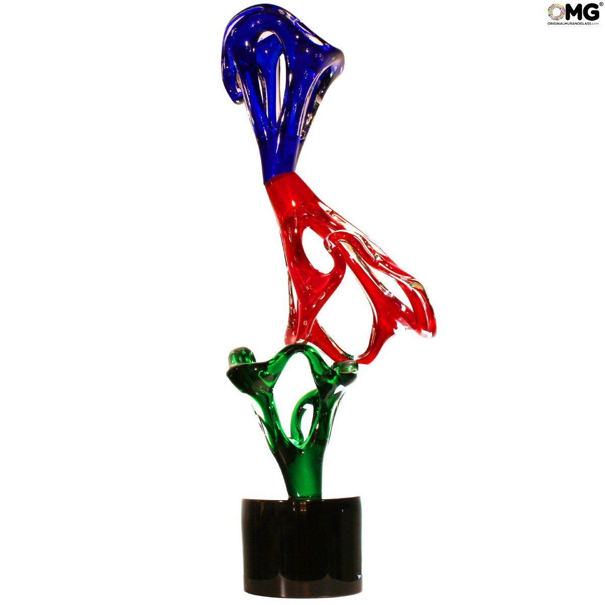 Sculpture Slimer Abstract Original Murano Glass Omg