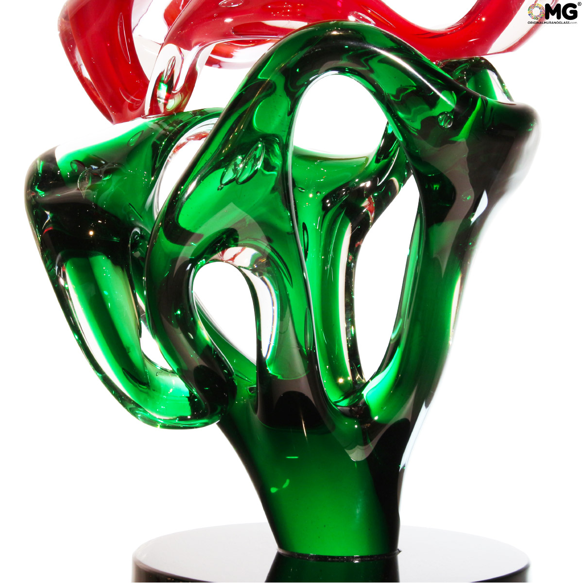 Sculpture Slimer Abstract Original Murano Glass Omg