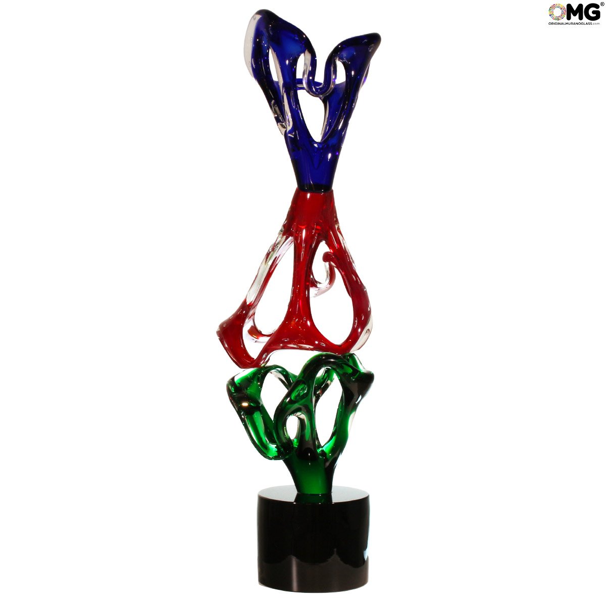 Sculpture Slimer Abstract Original Murano Glass Omg