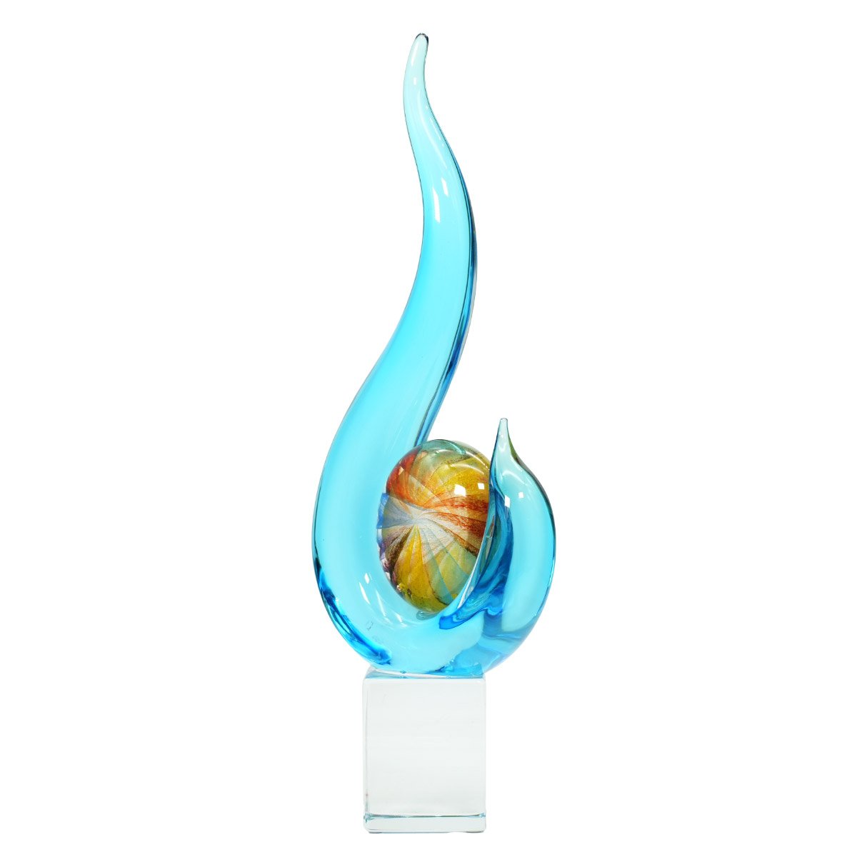 Abstract Sculpture Exclusiva Original Murano Glass