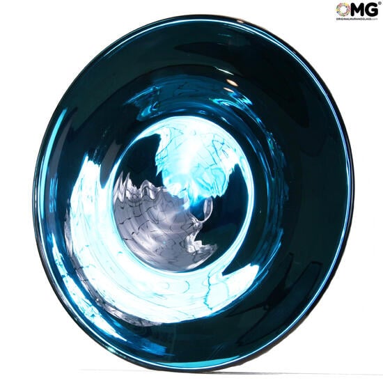 Disc Mirrored Original Murano Glass Omg
